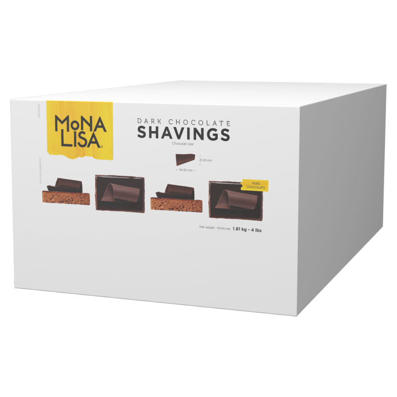 Mona Lisa Dark Chocolate Shavings – Konrads Specialty Foods & Ingredients
