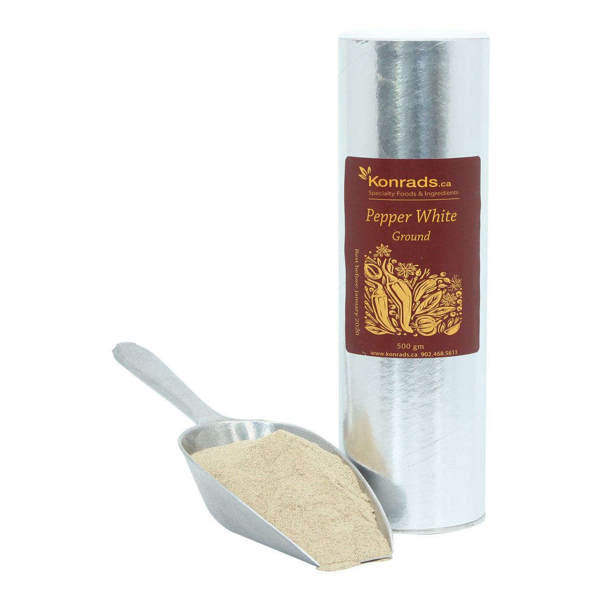 Pepper White Ground – Konrads Specialty Foods & Ingredients
